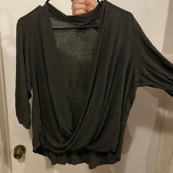Ultra Flirt | Tops | Drop Top Long Sleeve Shirt | Poshmark